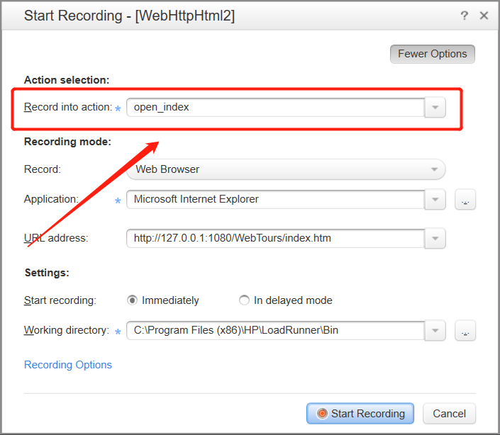 如何操作LoadRunner简单案例_hp web tours application-CSDN博客