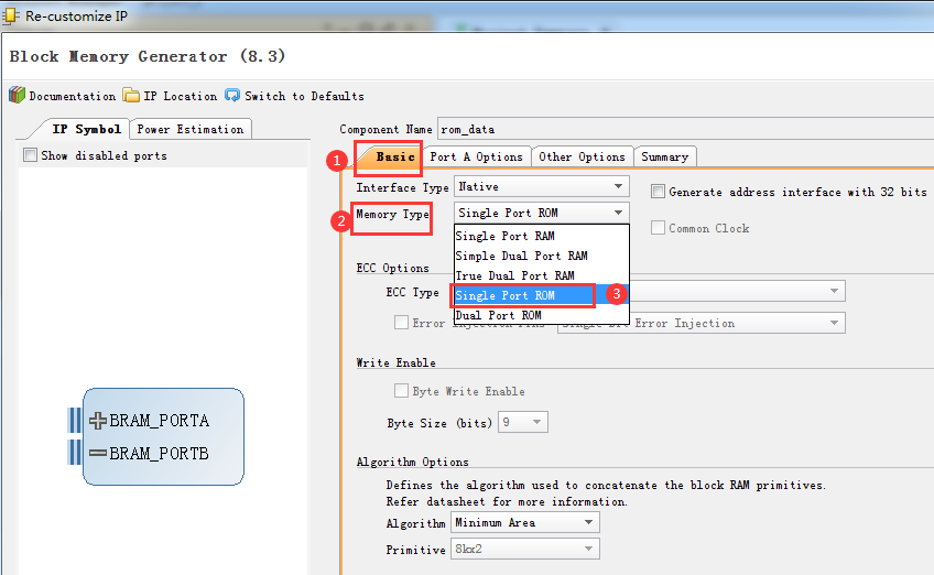 .coe文件初始化ROM并建立ROM的IP核的步骤_vivado rom初始化 .coe-CSDN博客
