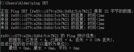 Windows局域网内ping主机名得到的IP是16进制地址_终端ip是十六进制-CSDN博客