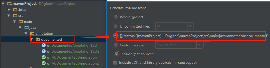 Java @Documented IDEA生成文档_@document 自动创建文档-CSDN博客