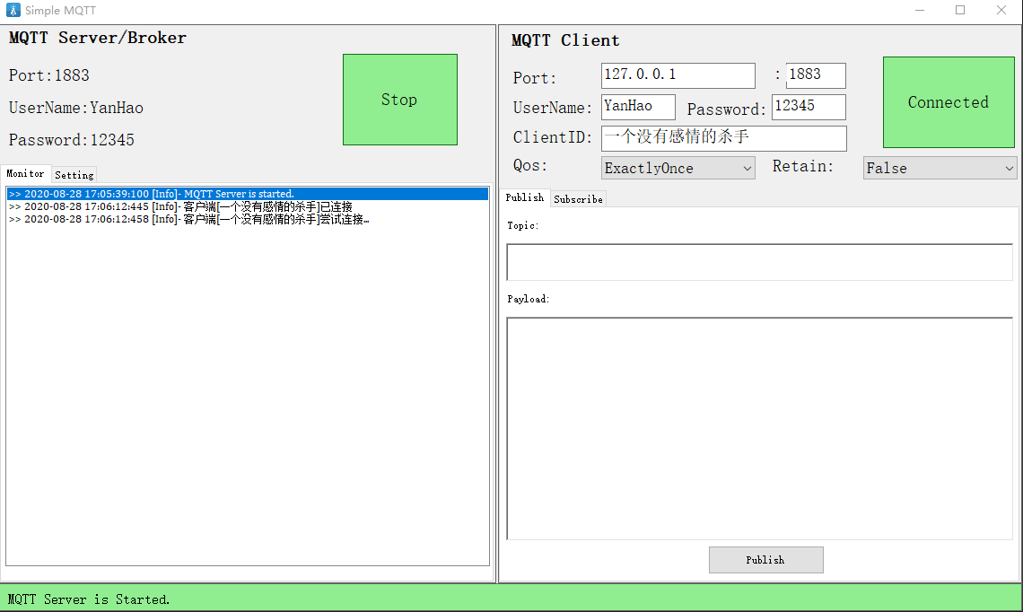 基于mqttnet 3 0 12实现mqtt服务器和客户端 C Blazor Mqtt Csdn博客