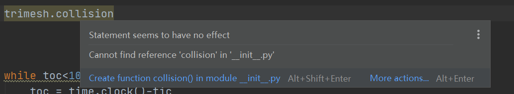 python在pip安装对应包后, 无法调用函数_conda trimesh-CSDN博客