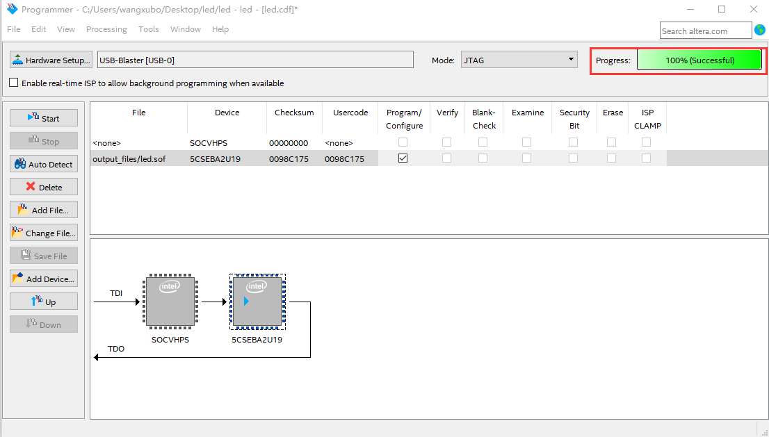 【SoC FPGA学习】十、SoC FPGA 开发板的 FPGA 配置数据下载和固化_cyclone v msel-CSDN博客