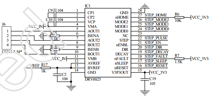 DRV8825 42步进电机小坑（无法调节细分）_drv8825发热严重-CSDN博客