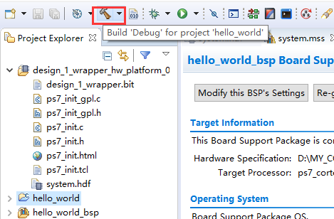 沧小海学ZYNQ——第一节 通过PS端输出“hello world”体验ZYNQ开发流程_zynq ps端串口打印helloworld-CSDN博客