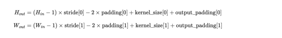 nn.ConvTranspose2d中output_padding参数理解_卷积核宽度为5,步长为2,padding设置多少最后输入和输出维度一致-CSDN博客