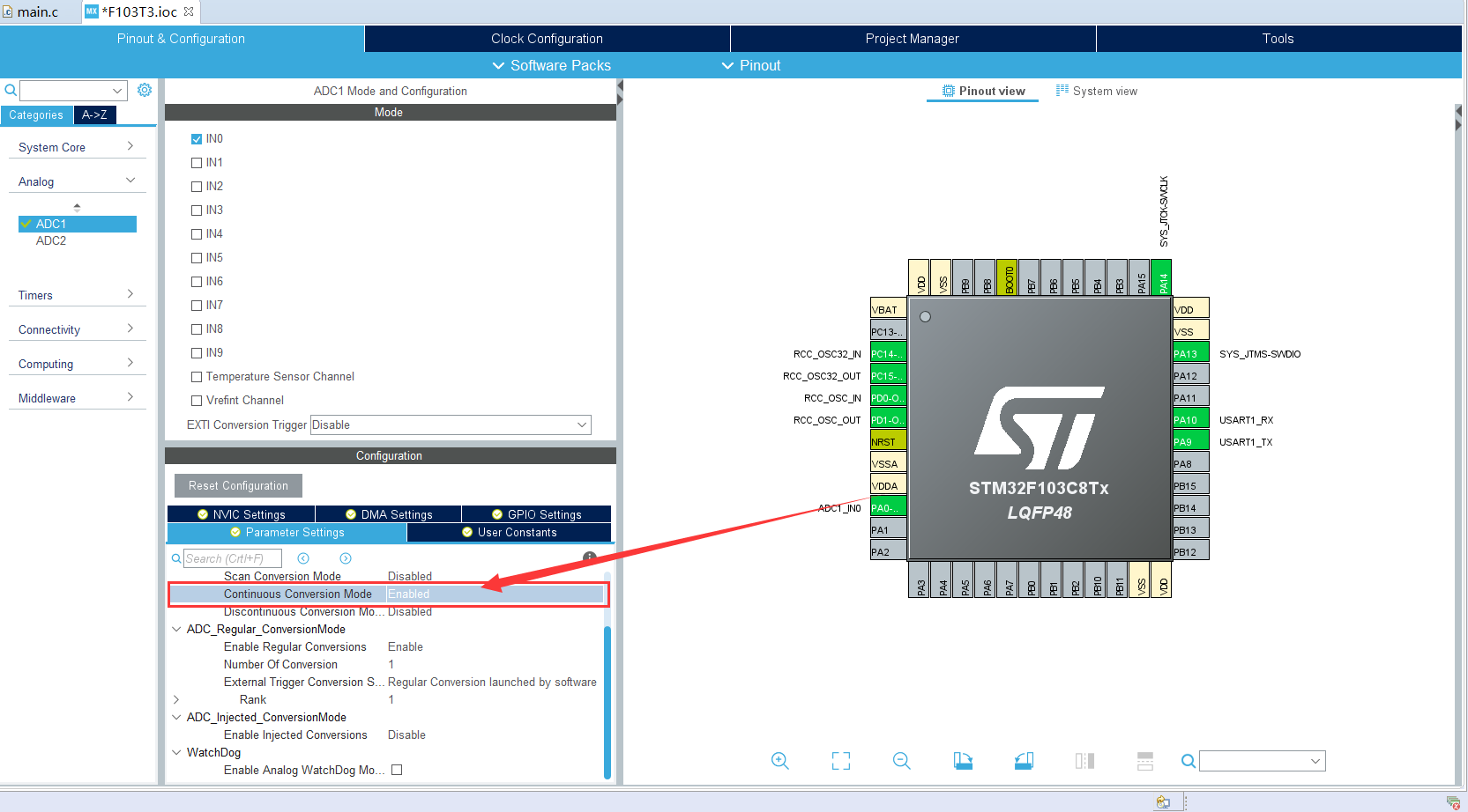 【CubeIDE】STM32 HAL库史上最详细教程(二)：单/多通道ADC读取电压_pollforconversion-CSDN博客