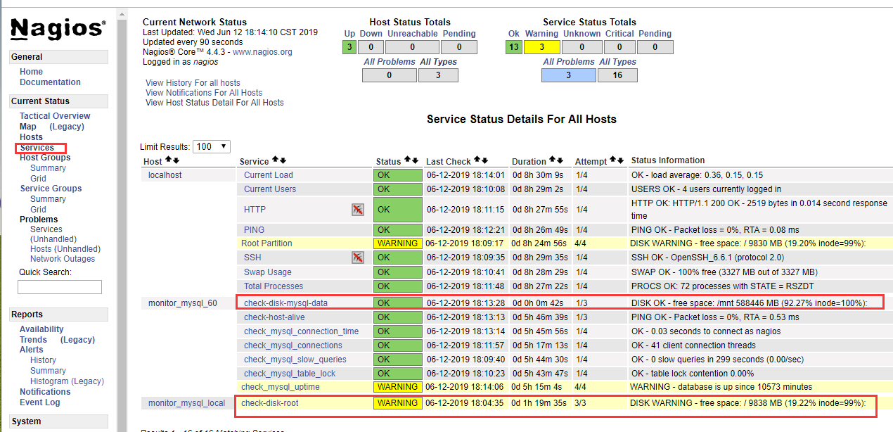 Use Nagios to monitor disk, CPU and memory - Programmer Sought