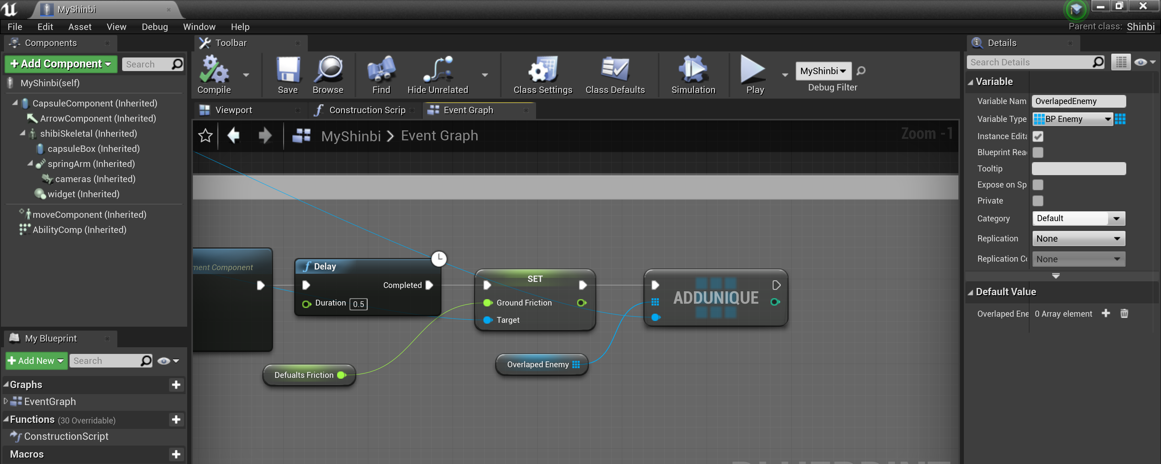 Unreal Engine 4 —— GAS系统学习 （十九） 让敌人承受主角冲刺技能产生的冲击力（只对一个敌人产生一次冲击效果）_怎么让一个持续攻击判定只会对敌人造成一次伤害-CSDN博客