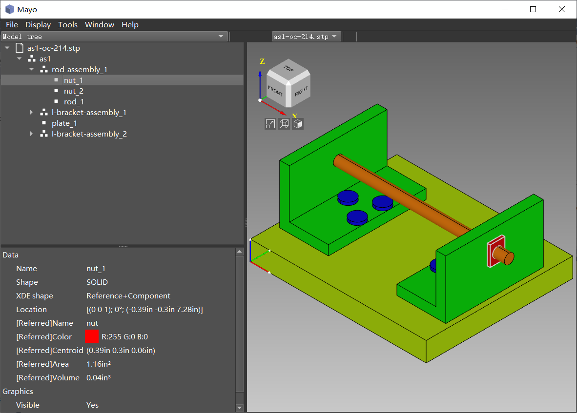 VS2015 编译开源的基于Opencascade的3D查看器Mayo_mayo效果图-CSDN博客