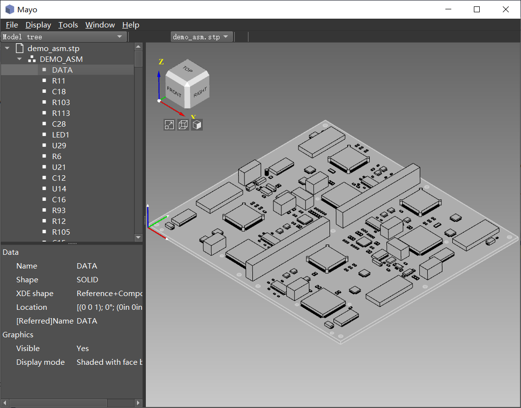 VS2015 编译开源的基于Opencascade的3D查看器Mayo_mayo效果图-CSDN博客