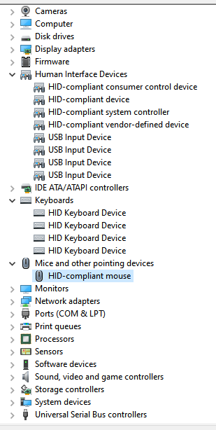 USB device, HID device, UVC device, and driver, concept trap ...