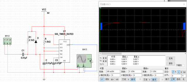 基于Multisim的555时基电路_multisim555单稳态触发器-CSDN博客