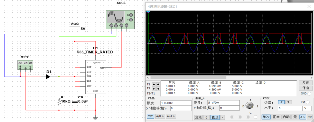 基于Multisim的555时基电路_multisim555单稳态触发器-CSDN博客
