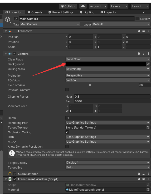 Unity exe程序背景透明化+鼠标穿透_use dxgi flip model swapchain for d3d11-CSDN博客