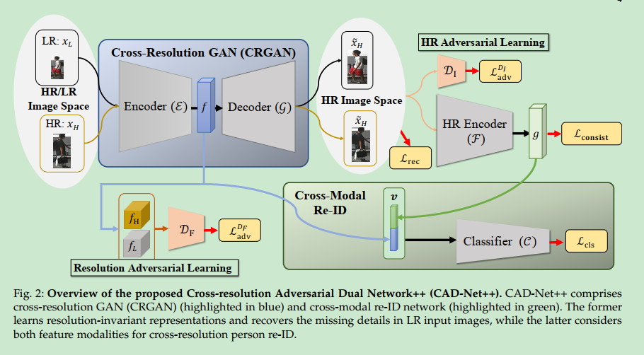 【论文阅读】cross Resolution Adversarial Dual Network For Person Re