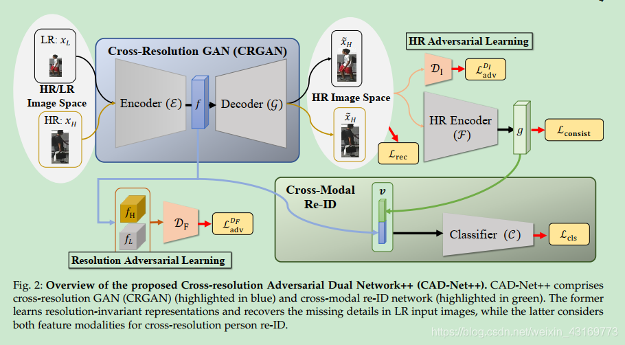 【论文阅读】cross Resolution Adversarial Dual Network For Person Re