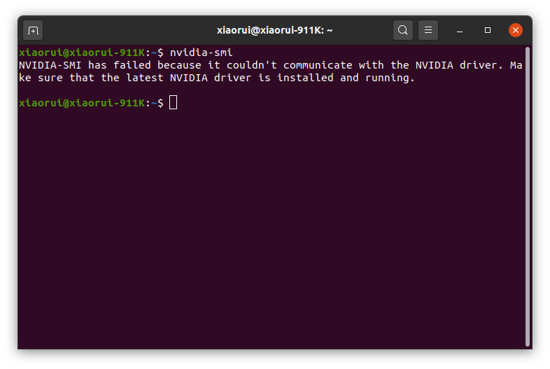 ubuntu20.04安装完NVIDIA驱动后使用nvidia-smi报错_ubuntu nvidia驱动not running-CSDN博客
