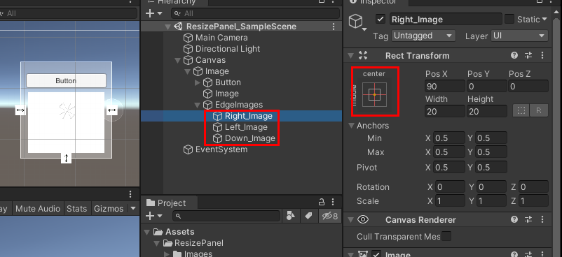 Unity UGUI 效果 之 鼠标拖拽UI边缘，简单实现边缘实时调整UI大小 Resize 的功能_unity鼠标移入范围改变ui-CSDN博客