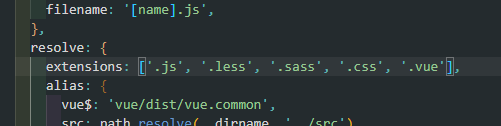 引入codemirror时报错，webpack中resolveextensions配置产生的问题codemirror引入报错 Csdn博客 