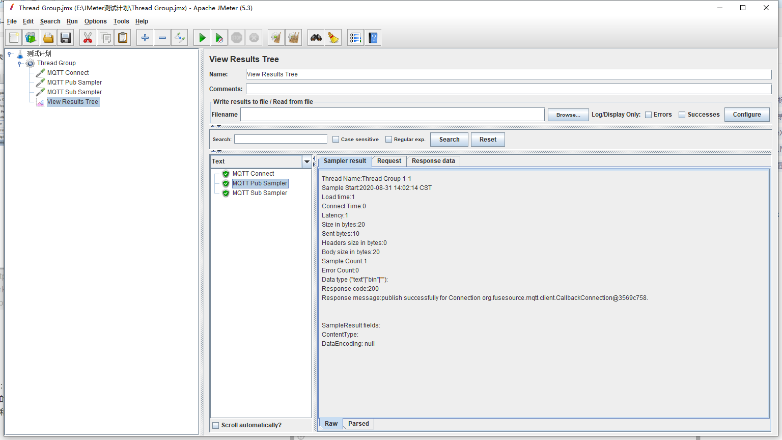 使用JMeter测试MQTT发布订阅_jmtt发布页-CSDN博客