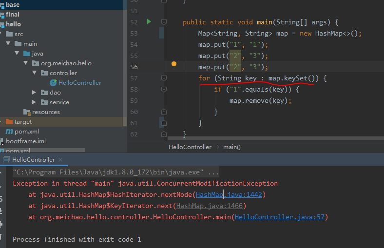 java增强for循环中容器不能直接remove的原因---List；Set；Map；JSONObject_增强for循环不能remove-CSDN博客