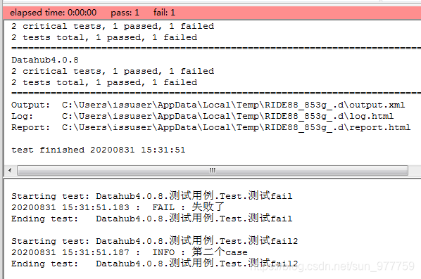 Robotframework——fail和fatal Error关键字的介绍robotframework中类似fatal Error Csdn博客