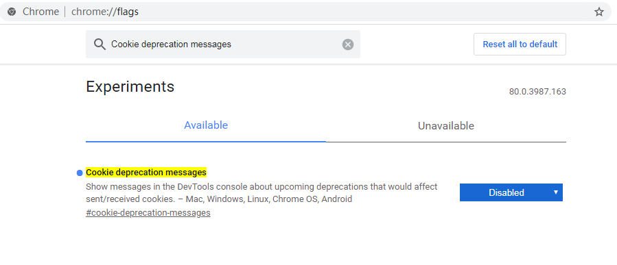 如何关闭A cookie associated with a cross-site resource at ... was set without the SameSite attribute ...