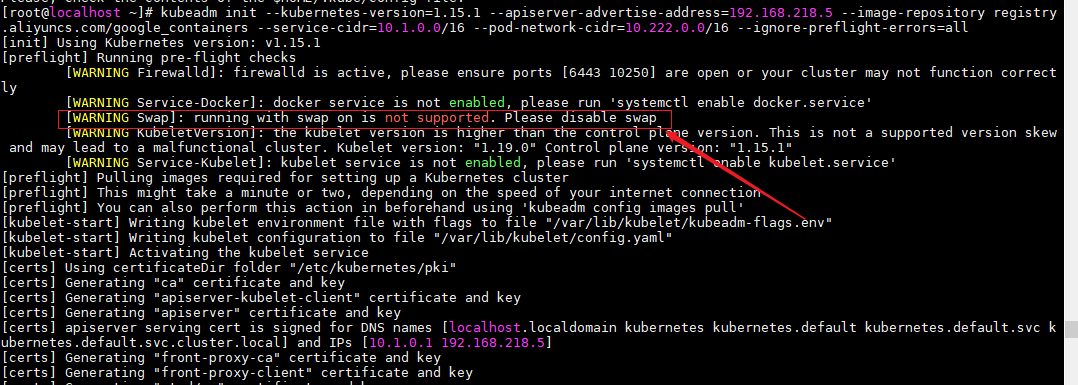 初始化kubeadm init报curl -sSL http://localhost:10248/healthz‘ failed with error: Get http ...