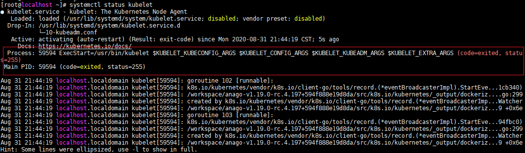 初始化kubeadm init报curl -sSL http://localhost:10248/healthz‘ failed with error: Get http ...