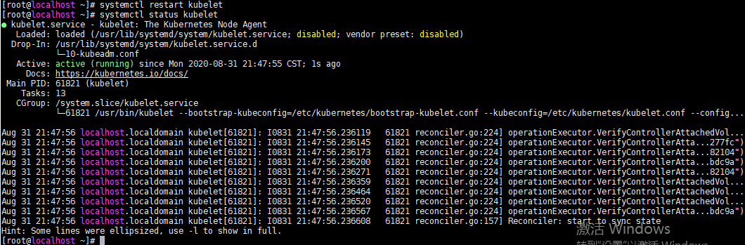 初始化kubeadm init报curl -sSL http://localhost:10248/healthz‘ failed with error: Get http ...