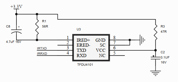 STM32-based TFDU4101 infrared communication IRDA + serial port DMA mode ...