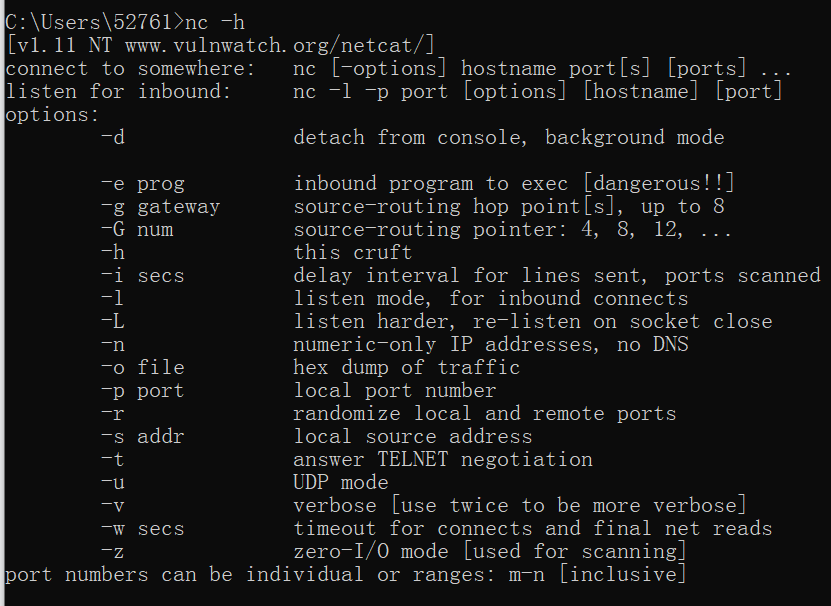 windows 下 netcat 的使用_netcat windows用法-CSDN博客