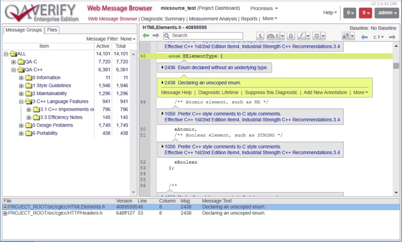 Helix QAC — 软件静态测试工具-CSDN博客