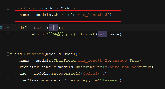 解决django.core.exceptions.FieldError: Cannot resolve keyword ‘Classes‘ into field. Choices are:XX ...