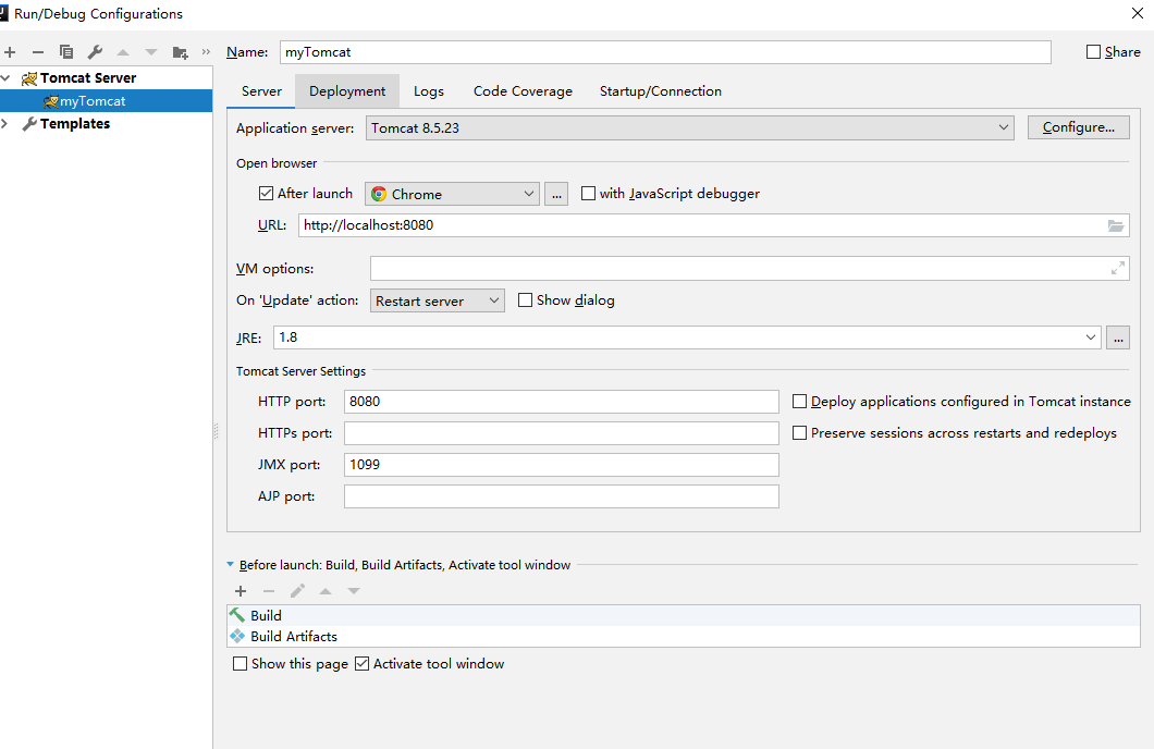 idea 启动一个springmvc项目报错：deployment source ‘{project name}:war exploded‘ is not valid_过期小朋友、的博客-CSDN博客