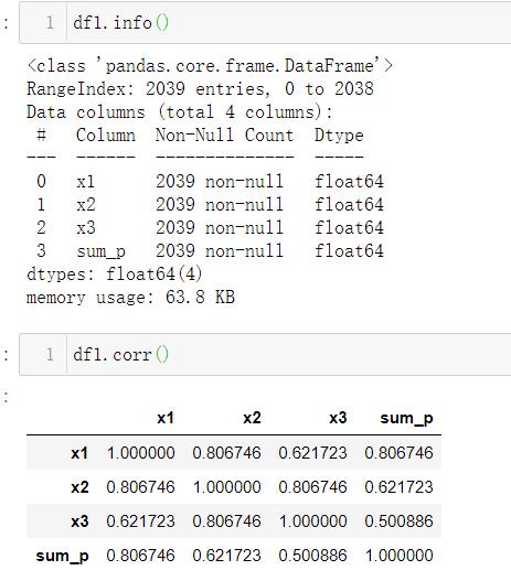 dataframe corr()函数 df.corr 仅有一个输出值-CSDN博客