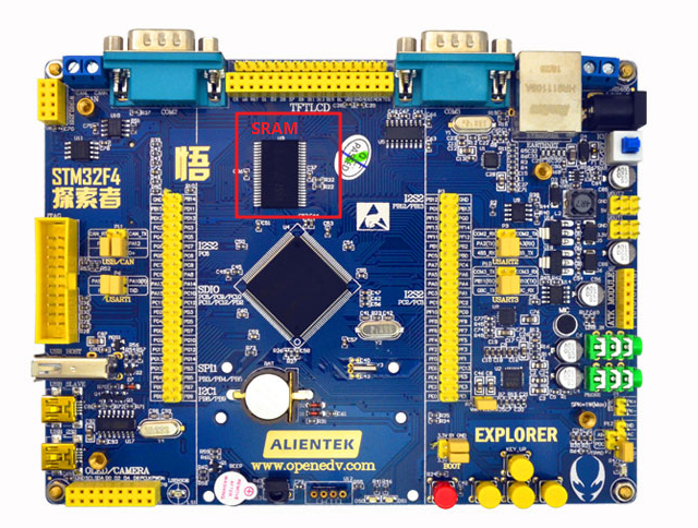 STM32CubeMX | 34-使用硬件FSMC读写SRAM（IS62WV51216）_stm32h fsmc sram-CSDN博客