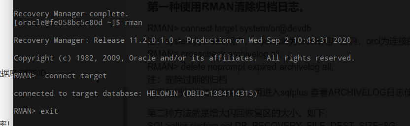 解决ORA-00257:archiver error.Connect internal only, until freed_ora-00257: archiver error. connect ...