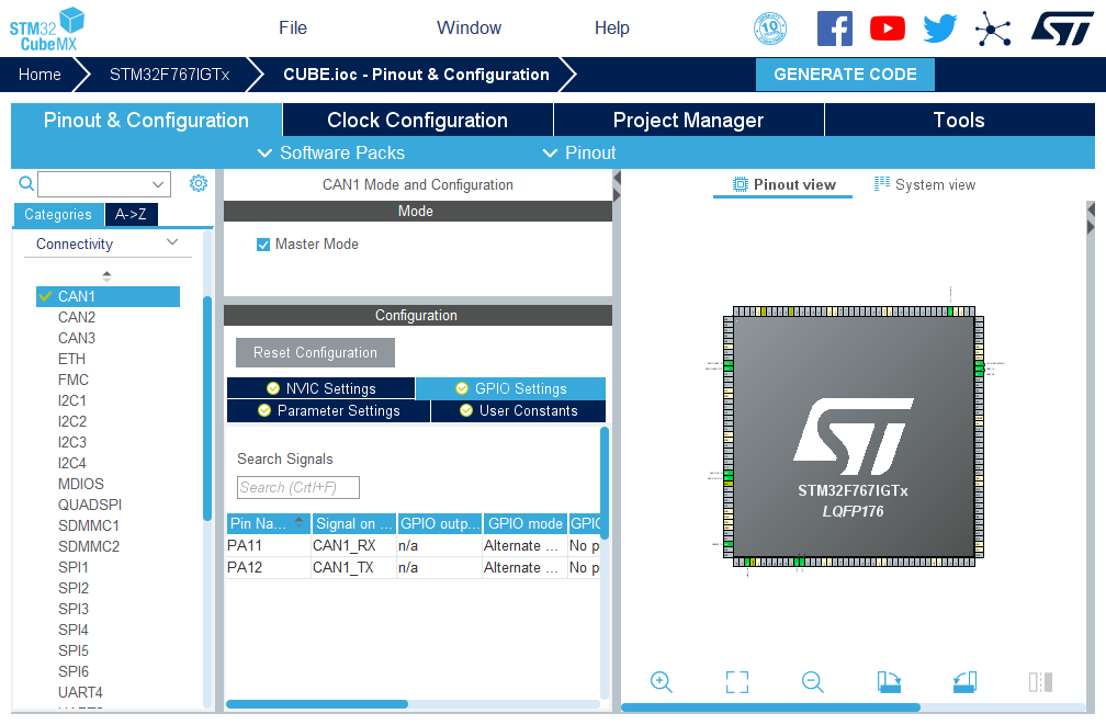 stm32f7 cubemx can 通讯_cubemxcan正式模式收不到数据-CSDN博客