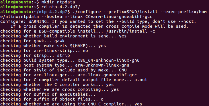 arm交叉编译ntpdate与服务器进行时间同步_configure: error: crossing compiling: use --with-y-CSDN博客