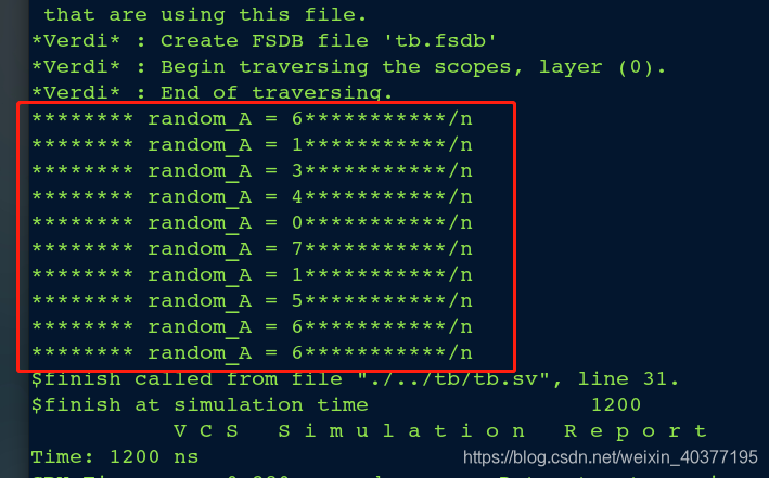 Systemverilog实验之随机数验证system Verilog测试代码 Csdn博客 3411