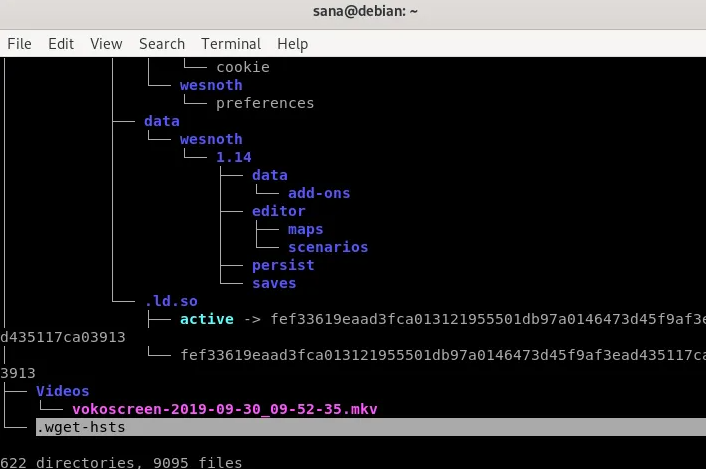 通过示例掌握Debian上的Tree命令使用方法_debian tree-CSDN博客