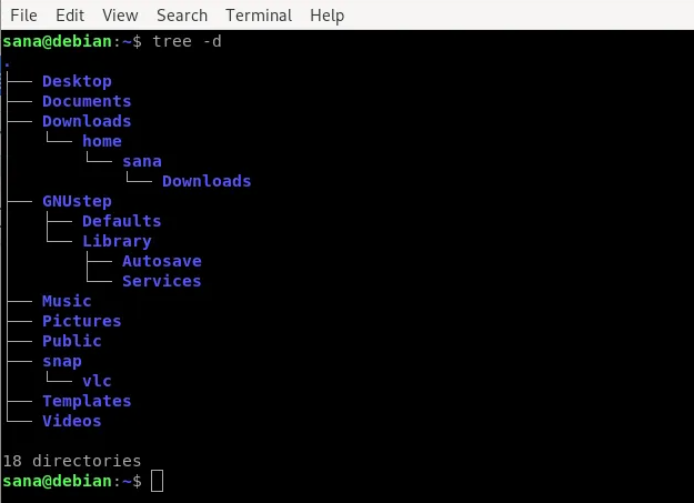 通过示例掌握Debian上的Tree命令使用方法_debian tree-CSDN博客