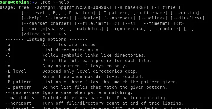 通过示例掌握Debian上的Tree命令使用方法_debian tree-CSDN博客