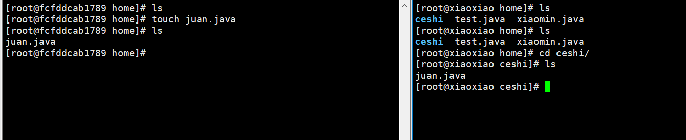 Little white can understand to play with the container data volume of ...