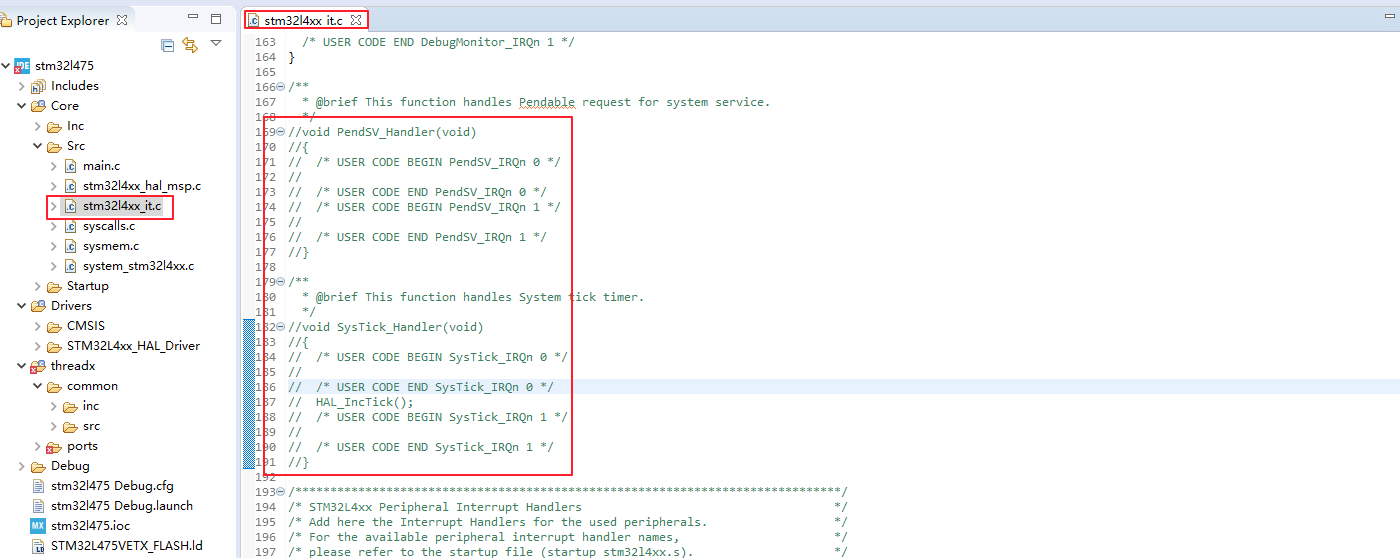 threadx 移植(二)-基于 CubeIDE 移植 threadx_cubeide threadx-CSDN博客