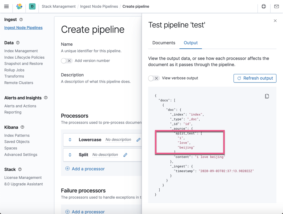 Elasticsearch：创建 Ingest pipeline_kibana创建jdbc pipline-CSDN博客