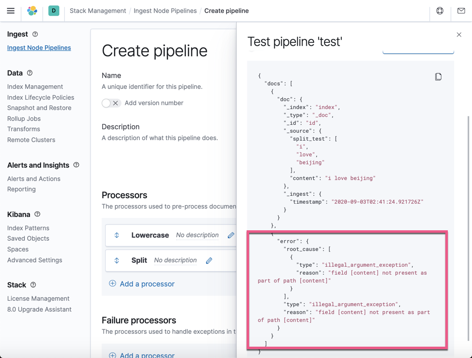 Elasticsearch：创建 Ingest pipeline_kibana创建jdbc pipline-CSDN博客