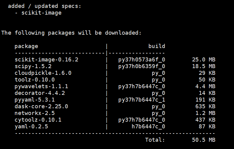 skimage（scikit-image）库的安装_warning: package(s) not found: scikit-image-CSDN博客